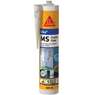 Sika Crystal Clear MS 300ml - Tradextra | Painting and Decorating Supplies
