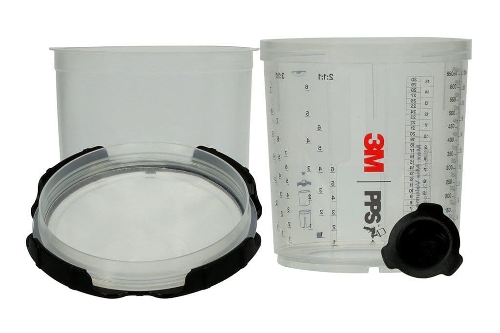 3M PPS 2.0 Cups 600ml - Tradextra | Painting and Decorating Supplies