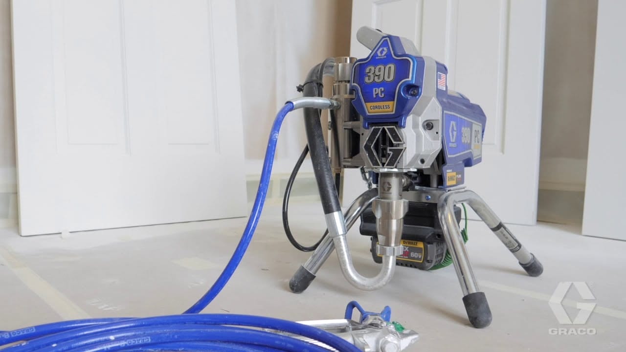 Graco 390 PC Cordless Airless Sprayer, Stand - Tradextra | Painting and ...