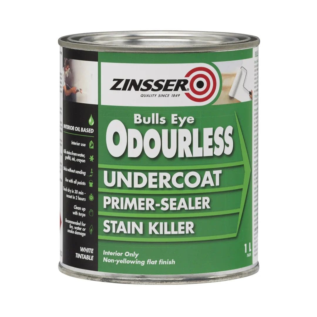 Zinsser Bulls Eye Odourless Oil-Base Stain Blocker - Tradextra ...