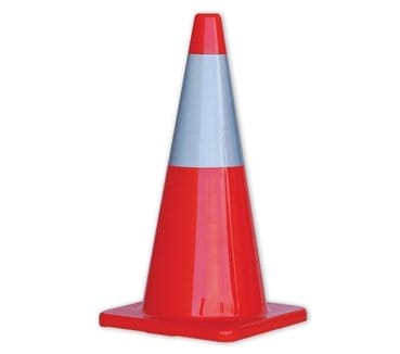 Reflective Road Cone 700mm - Tradextra | Painting and Decorating Supplies